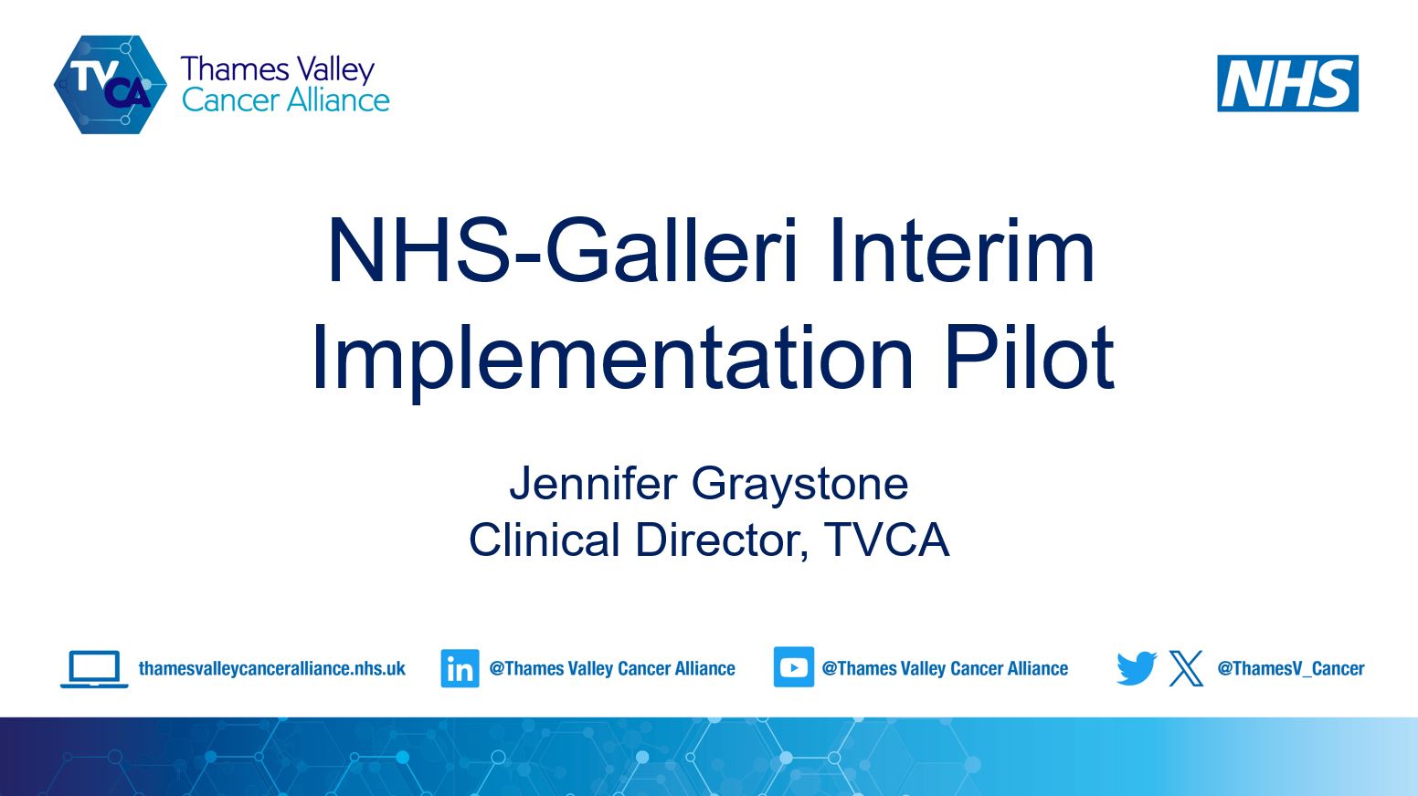 National GRAIL Programme Update - thamesvalleycanceralliance.nhs.uk
